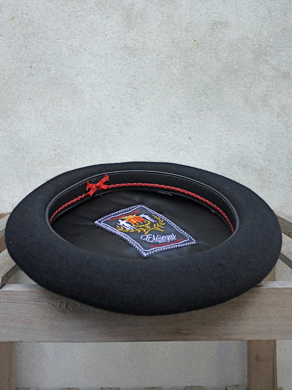 Basque Beret | Superlujo (Black 11.5) |Elosegui Berets ...